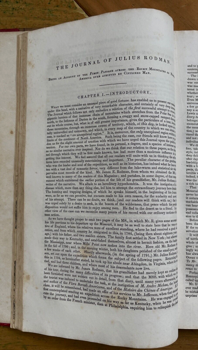 Gentleman's Mag JOURNAL OF JULIUS RODMAN - EDGAR ALLAN POE - 1st PUBLI ...