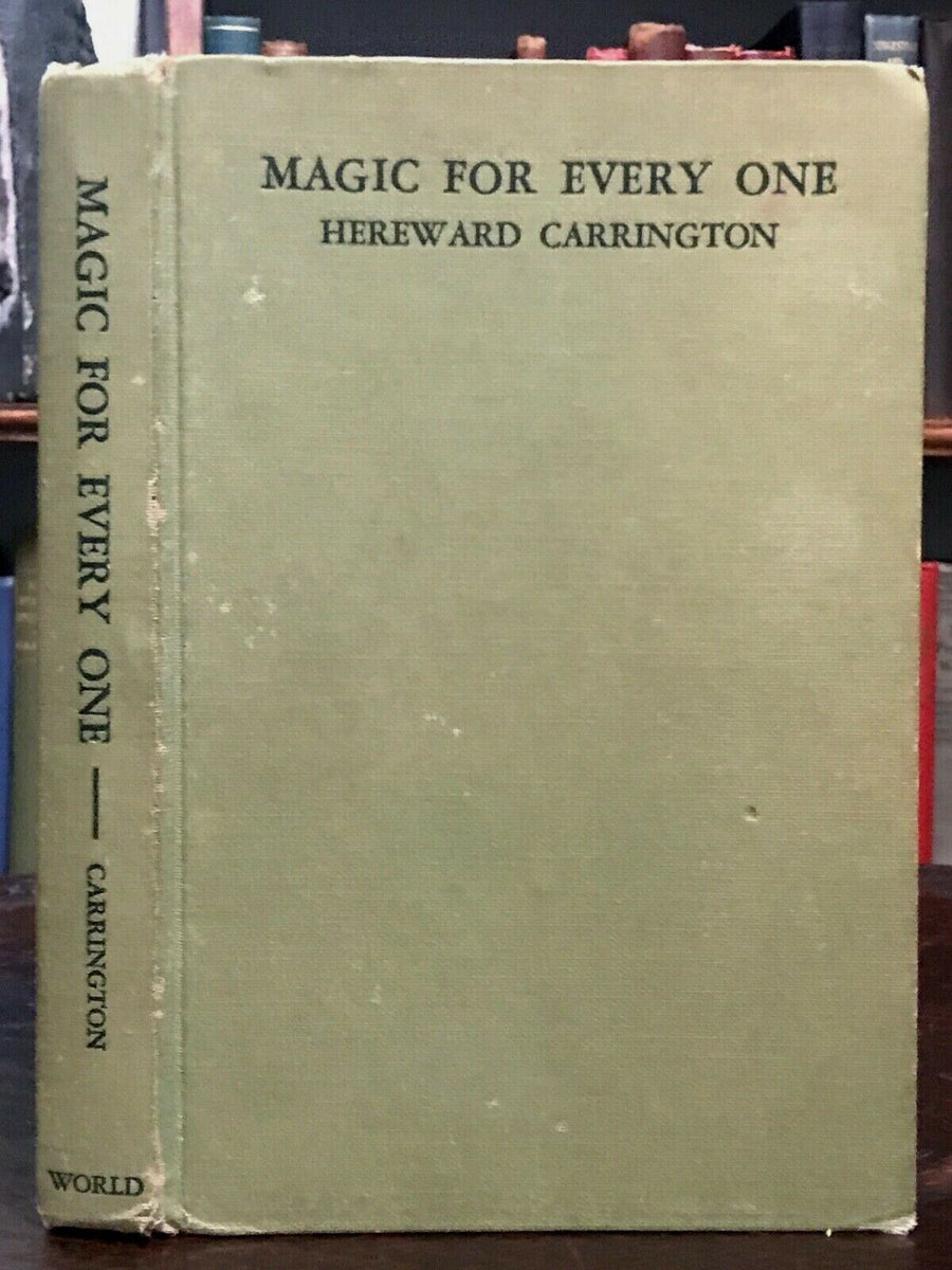 MAGIC FOR EVERY ONE - Carrington, 1st 1942 ILLUSTRATED CONJURING MAGIC – Black Cat Caboodle