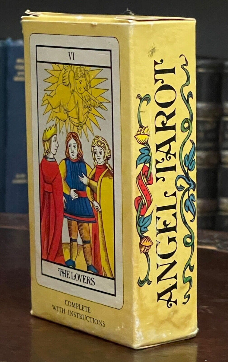 ANGEL TAROT - US Games Systems, 1st 1980 - TAROT DECK DIVINATION OCCUL – Black Cat Caboodle