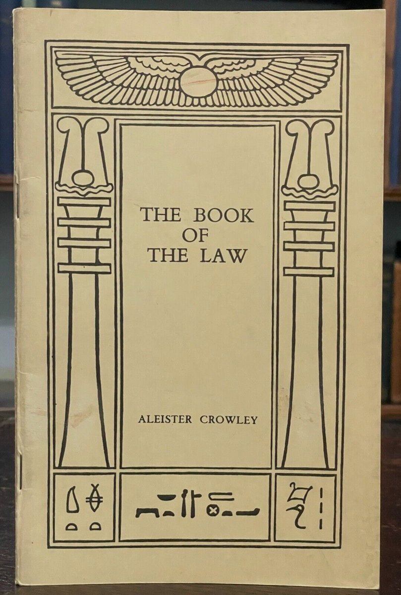 THE BOOK OF THE LAW - Aleister Crowley, 1973 - O.T.O. THELEMA OCCULT M ...