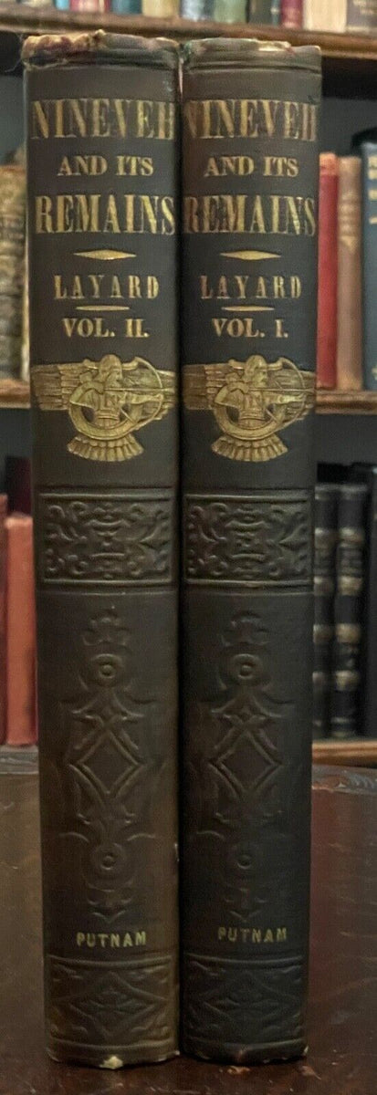 NINEVEH AND ITS REMAINS - Layard, 1849 - ANCIENT ASSYRIAN CHALDEAN REL ...