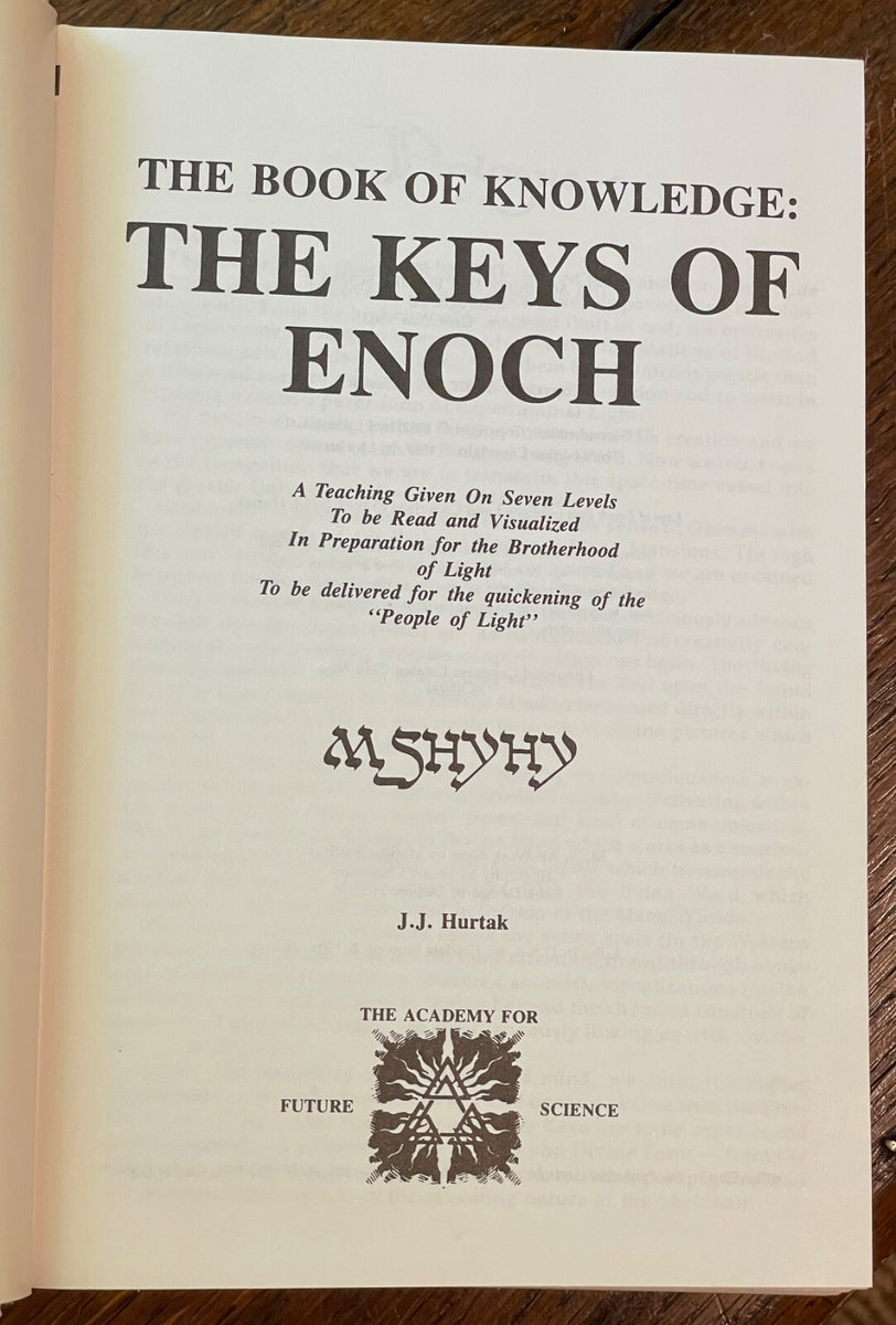 BOOK OF KNOWLEDGE: KEYS OF ENOCH - 1987 - HUMAN CONSCIOUSNESS, SPIRIT ...
