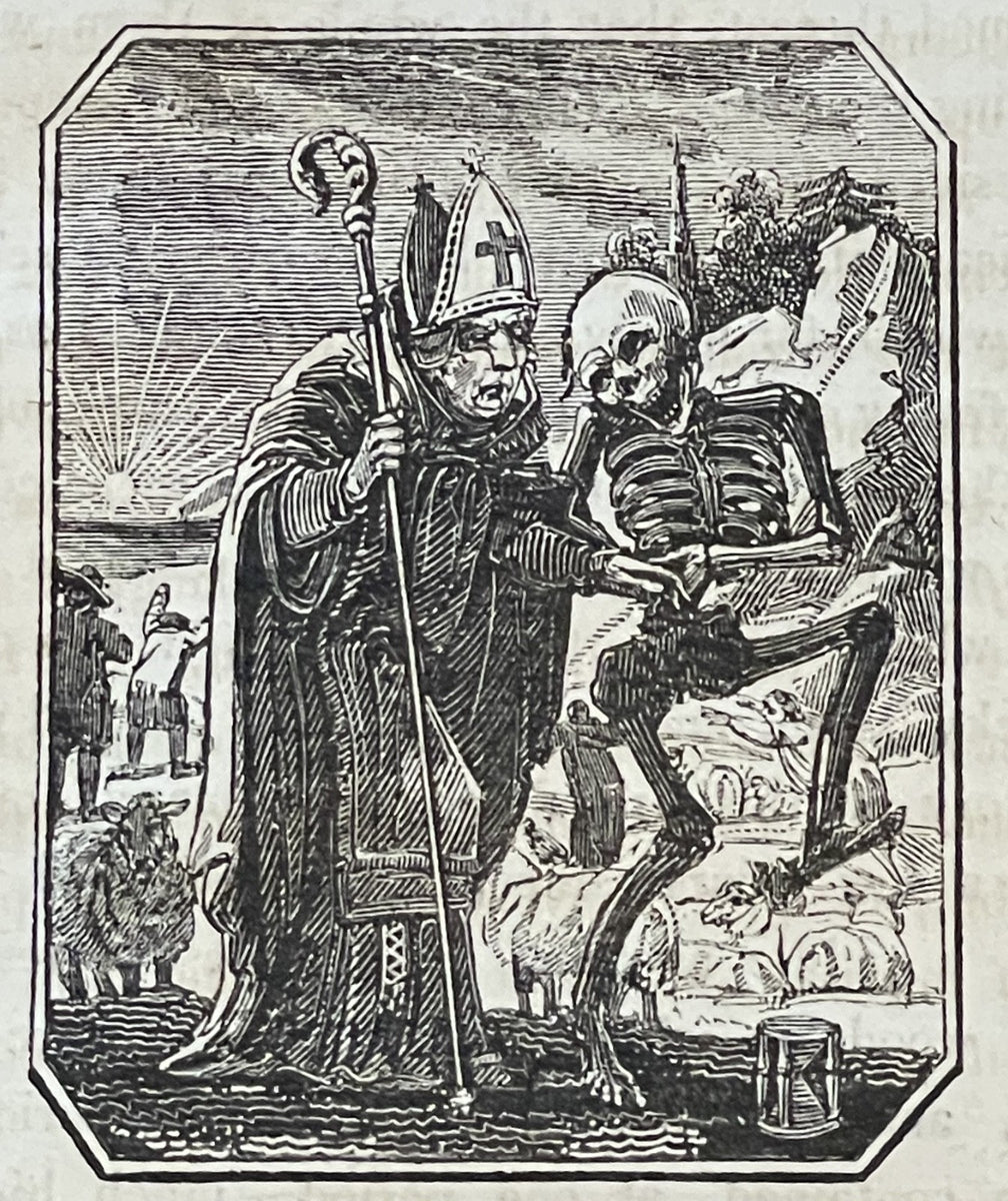 MEMENTO MORI, DEATH - OCCULT MAGICK ENGRAVING (Raphael's ASTROLOGER ...
