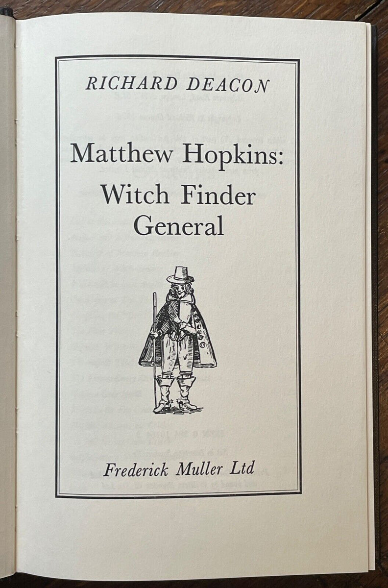 MATTHEW HOPKINS: WITCH FINDER GENERAL - 1st 1976 - WITCHCRAFT WOMEN PE ...
