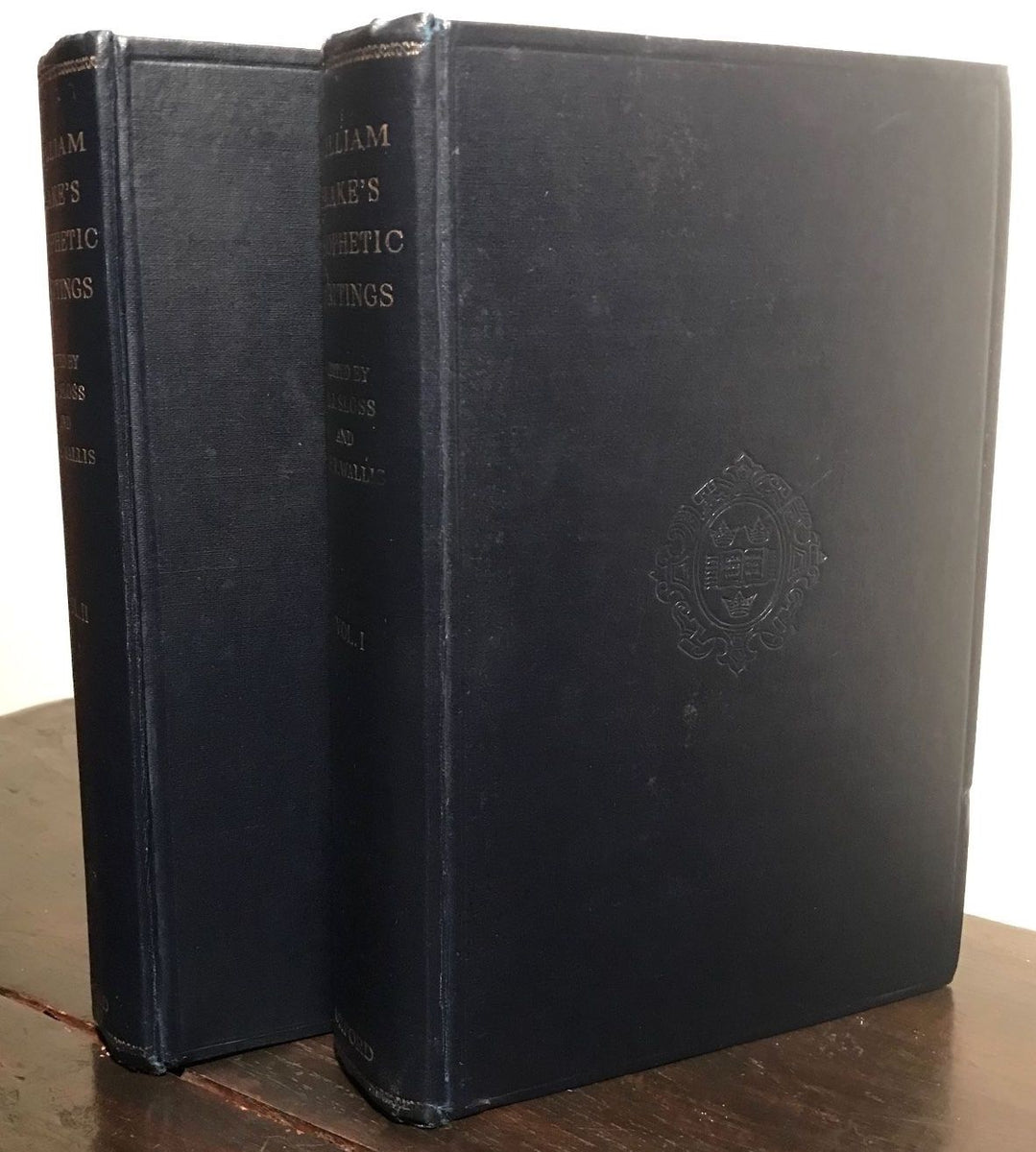 PROPHETIC WRITINGS OF WILLIAM BLAKE, Sloss, Wallis ~ 1st/1st 1926 HC/D ...