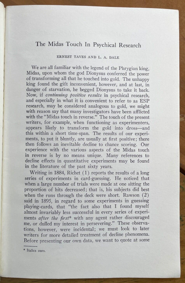 1943 JOURNAL OF AMERICAN SOCIETY FOR PSYCHICAL RESEARCH ASPR - PARANOR ...