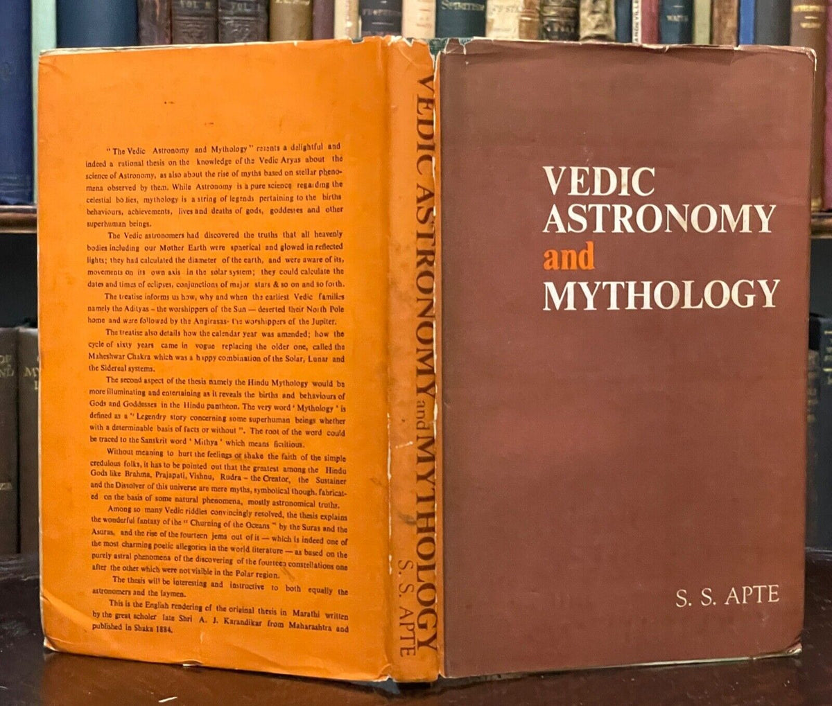 VEDIC ASTRONOMY & MYTHOLOGY - Apte, 1st 1978 HINDU ASTROLOGY DIVINATIO ...