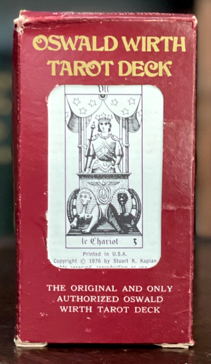 OSWALD WIRTH TAROT DECK - 1st, 1976 - DIVINATION, KABBALA - UNUSED CAR ...