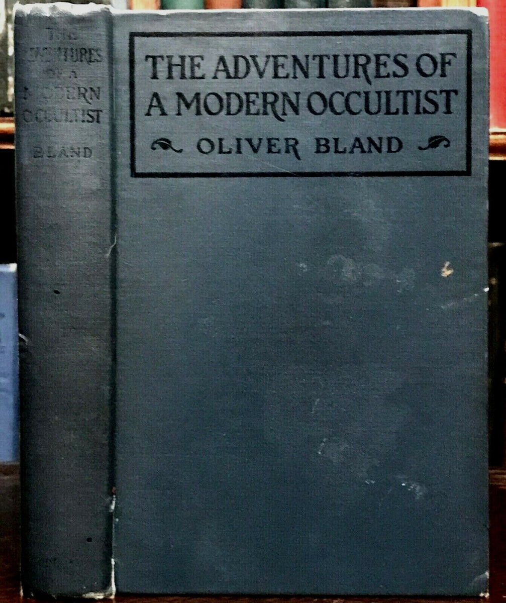 ADVENTURES OF A MODERN OCCULTIST - 1st 1920 - BLACK MAGICK DEMON POSSE ...