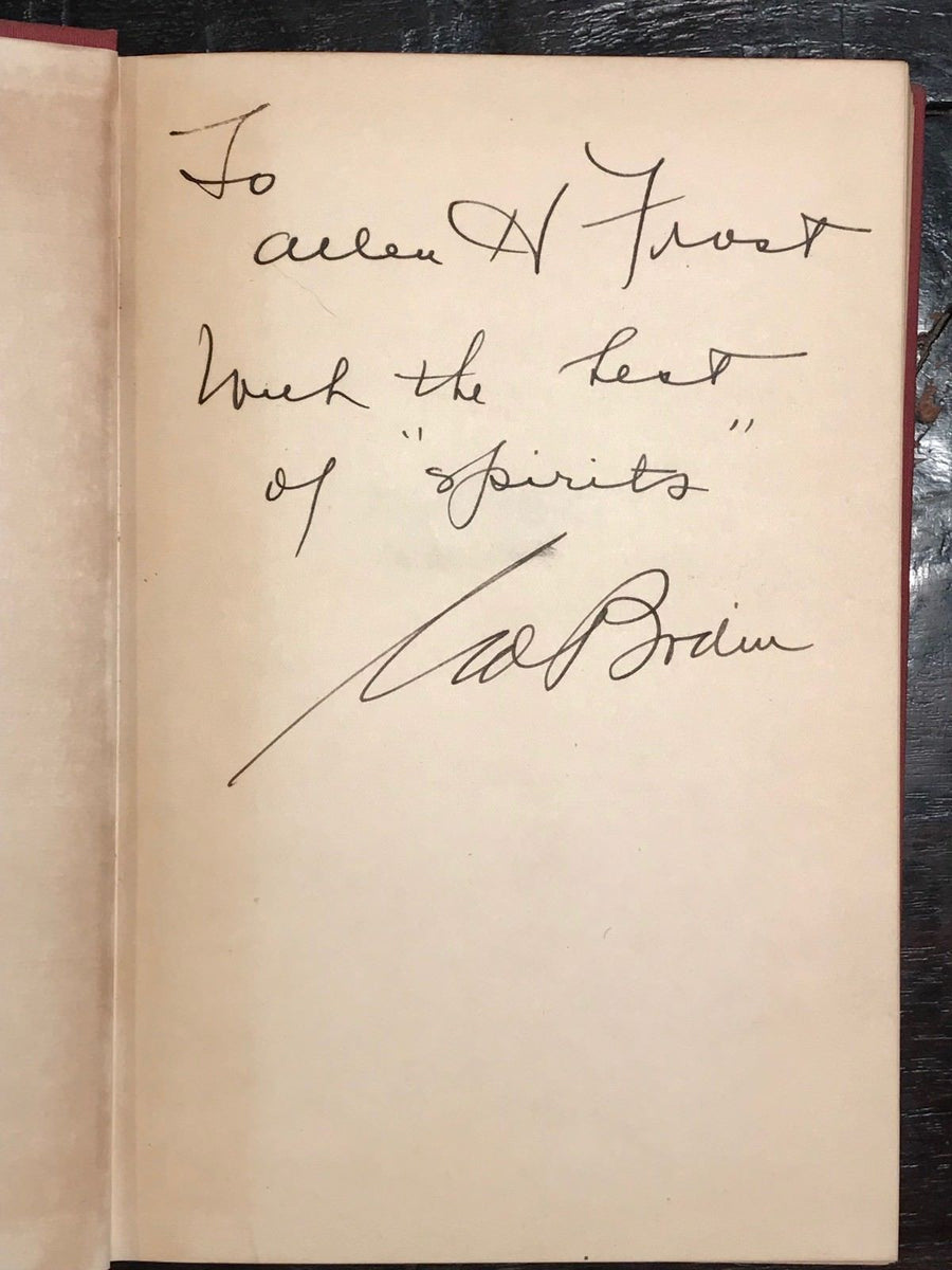 SIGNED - SCARE ME! Symposium of Ghosts & Black Magic - Ed Bodin, 1940 ...