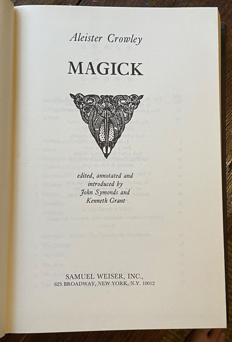 MAGICK - ALEISTER CROWLEY - John Symonds, Kenneth Grant 1977 - CEREMON ...