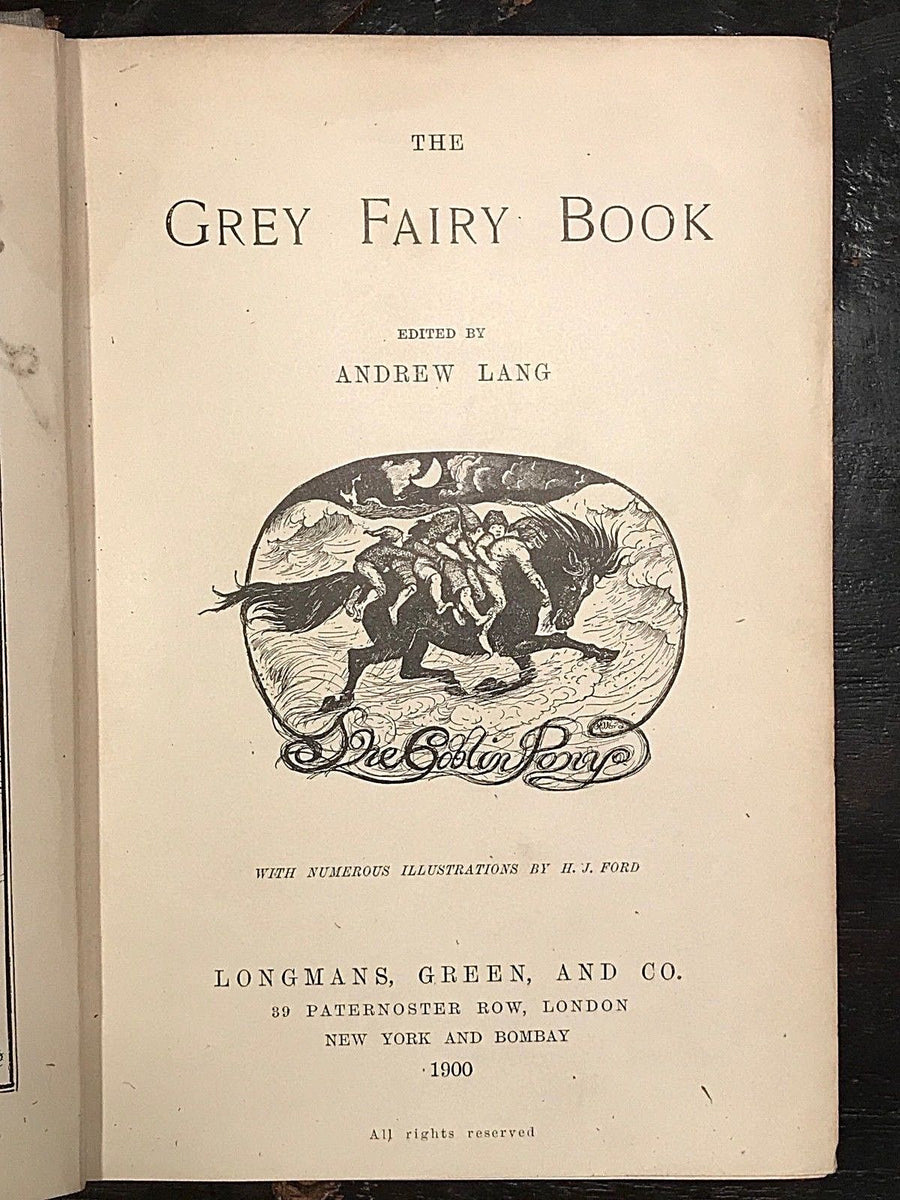 THE GREY FAIRY BOOK - ANDREW LANG, H.J. Ford, Color Plates - 1st UK Ed ...