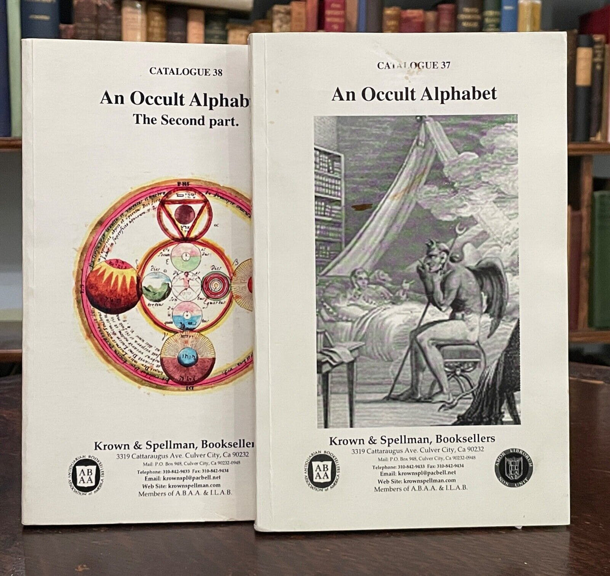 AN OCCULT ALPHABET - 2 OCCULT BOOK CATALOGUES, 2003 - ALCHEMY MAGICK H ...