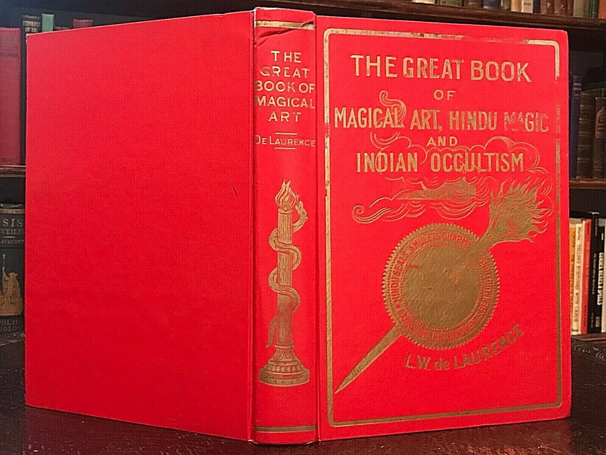 GREAT BOOK OF MAGICAL ART, HINDU MAGIC & INDIAN OCCULTISM - De Laurenc ...