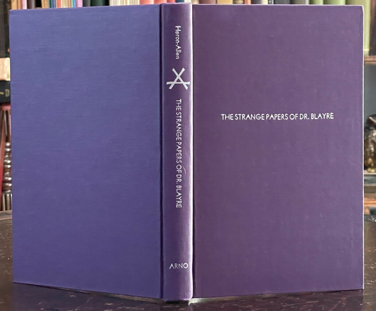 STRANGE PAPERS OF DR BLAYRE - Arno Press, 1st 1976/32 SUPERNATURAL SHO ...