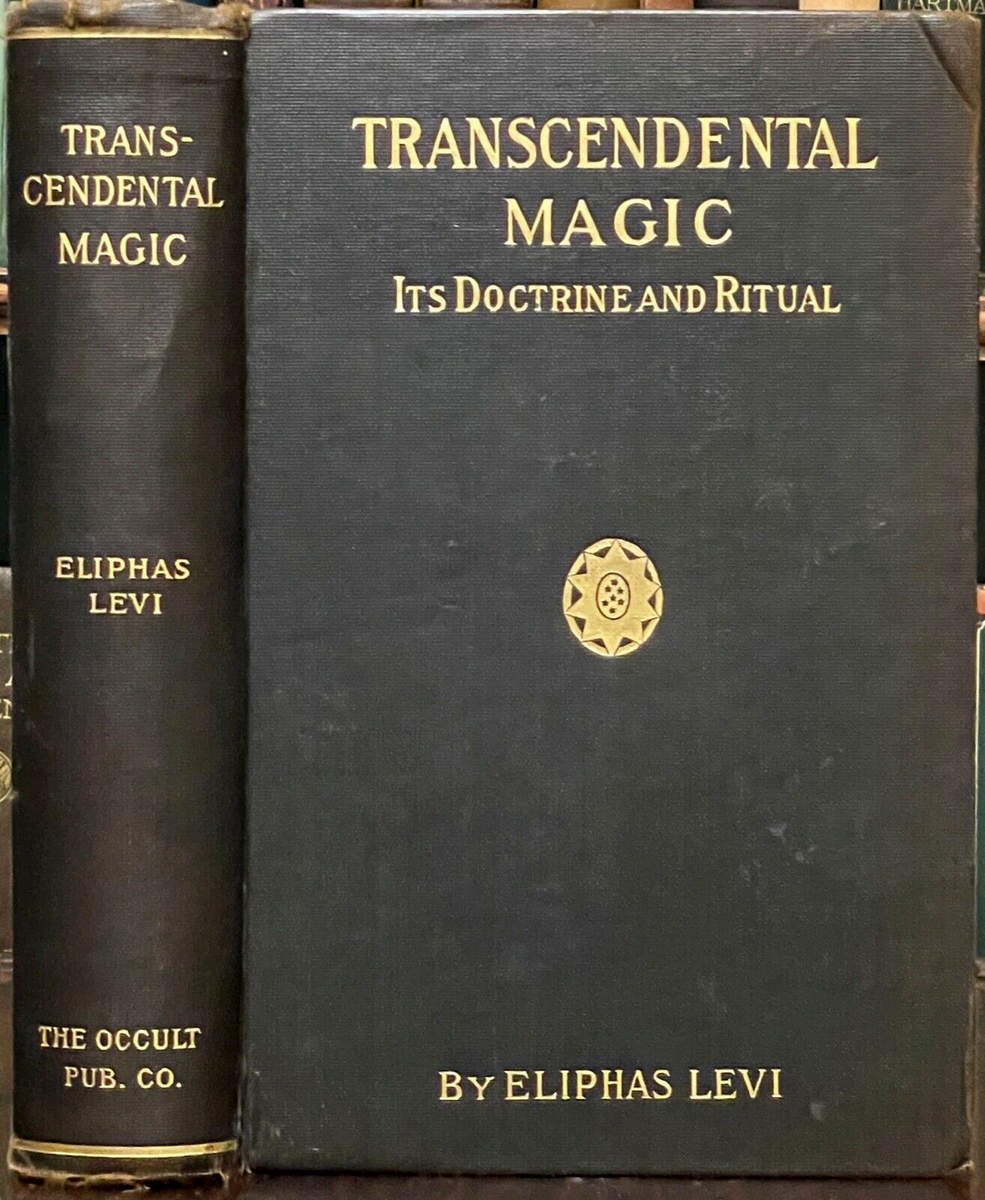 TRANSCENDENTAL MAGIC - Eliphas Levi, 1st 1910 - RITUALS MAGICK OCCULT ...