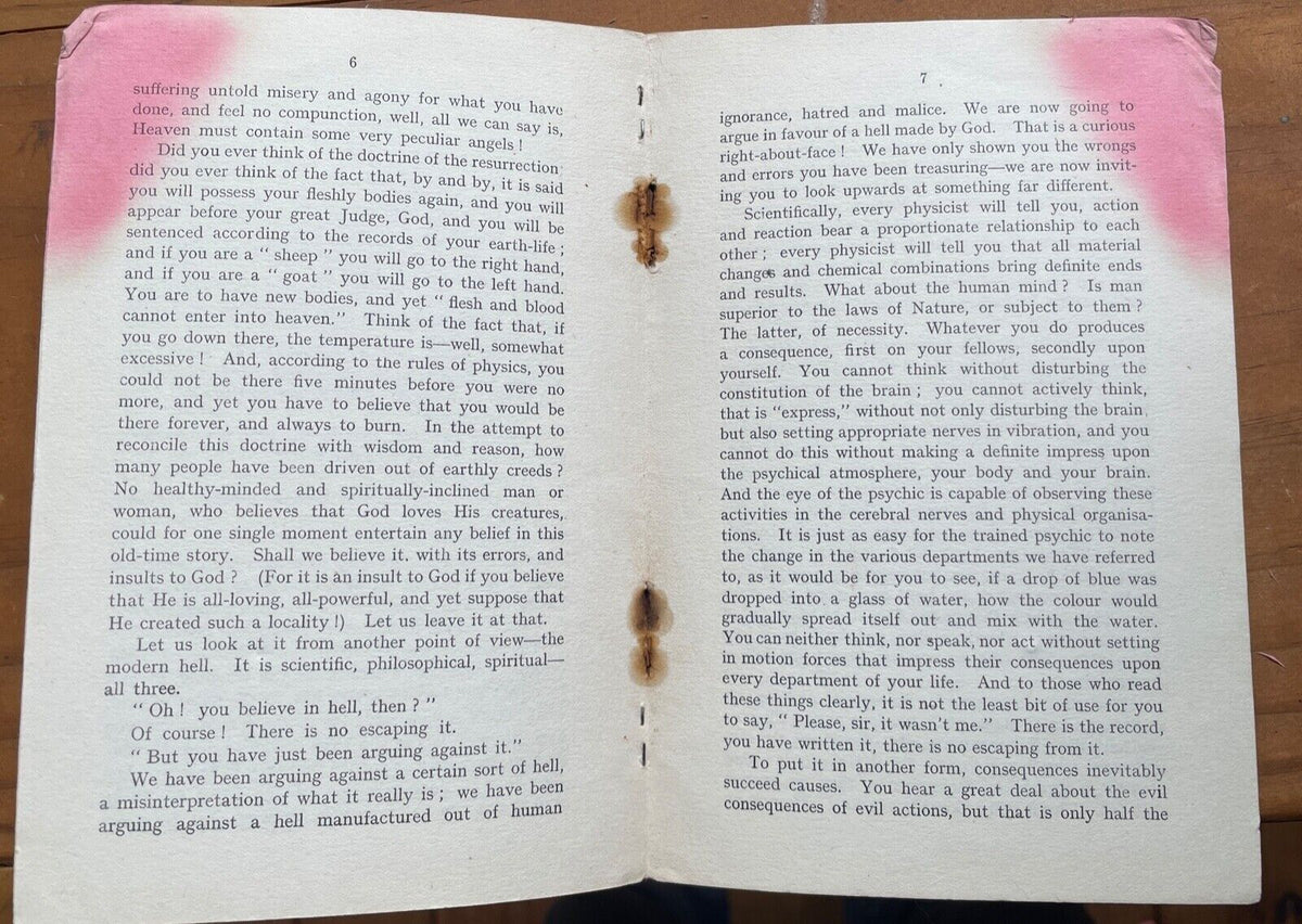 THE MODERN HELL - THROUGH THE MEDIUMSHIP OF J.J. MORSE - Morse 1911 ...