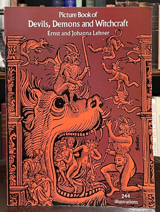 PICTURE BOOK OF DEVILS, DEMONS & WITCHCRAFT - 1971 - ILLUSTRATED OCCUL ...