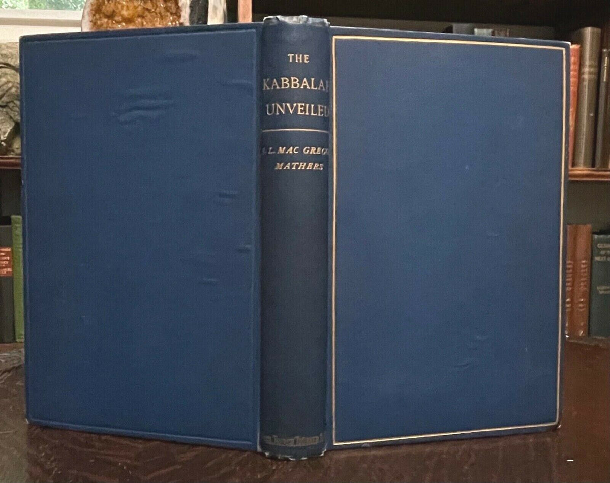 KABBALAH UNVEILED - Mathers, 1st 1887 MAGICK ZOHAR CABBAL KABBALIST GO ...