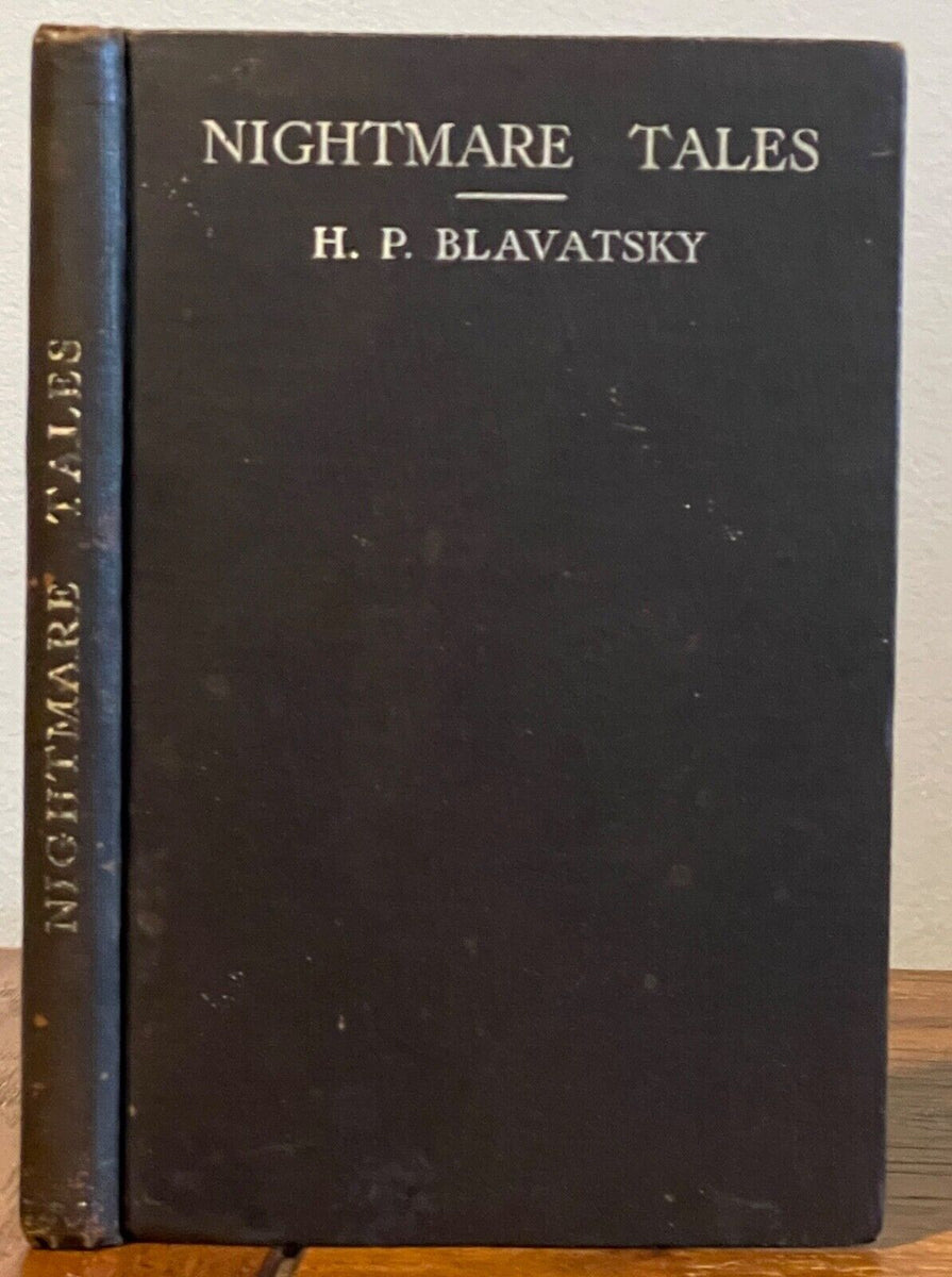 NIGHTMARE TALES - H.P. Blavatsky, 1st 1892 - GOTHIC HORROR OCCULT SHOR – Black Cat Caboodle