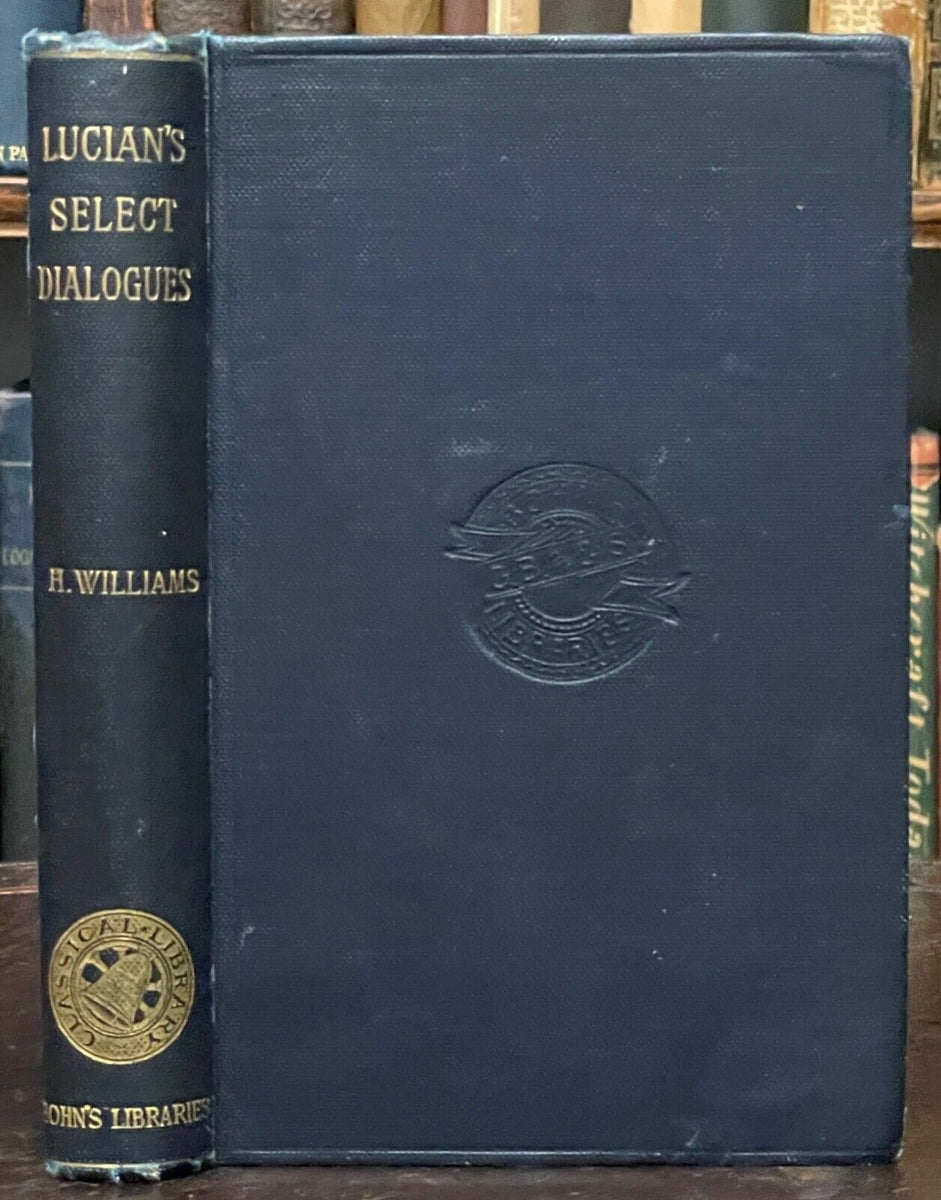 1903 - LUCIAN'S DIALOGUES - GREEK MYTHOLOGY MYTHS GODS GODDESSES UNDER ...