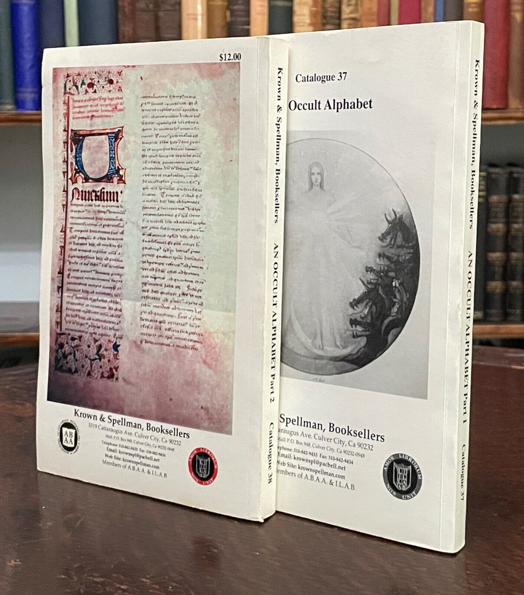 AN OCCULT ALPHABET - 2 OCCULT BOOK CATALOGUES, 2003 - ALCHEMY MAGICK H ...