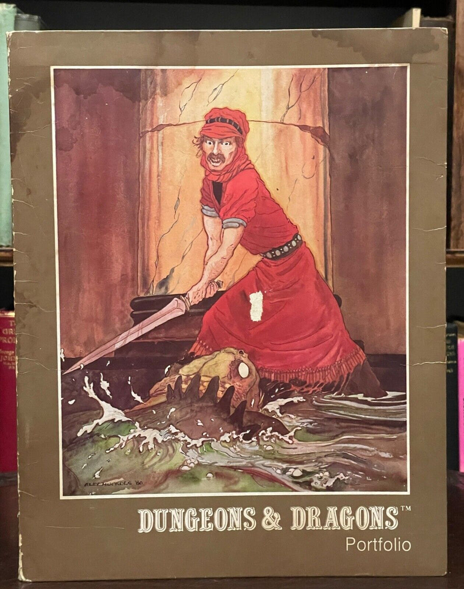 DUNGEONS & DRAGONS - TWO POCKET PORTFOLIO, 1981 – Black Cat Caboodle