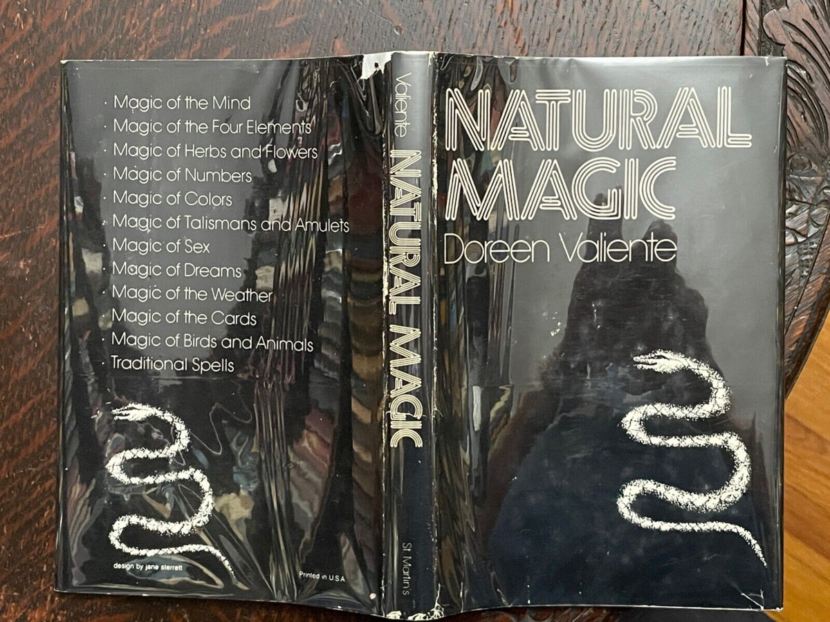 NATURAL MAGIC - Doreen Valiente, 1st BCE 1975 WITCHCRAFT OCCULT MAGICK ...