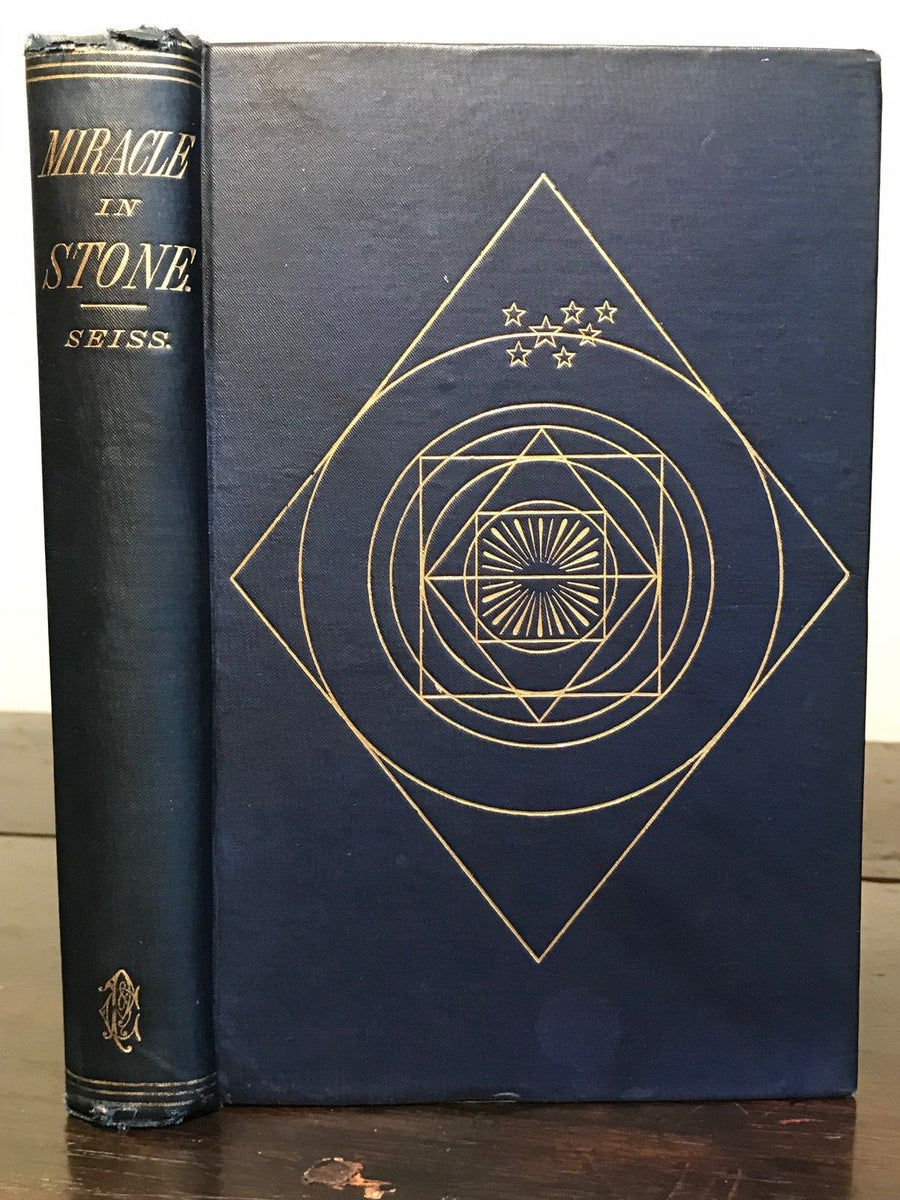 MIRACLE IN STONE or THE GREAT PYRAMID OF EGYPT - JOSEPH SEISS 1881 ANC ...