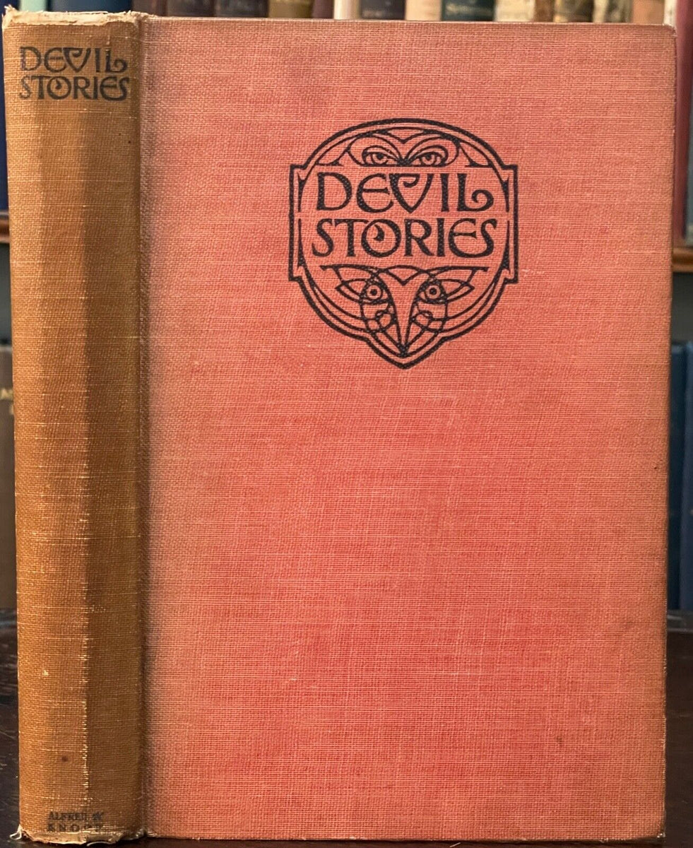 DEVIL STORIES - Maximilian Rudwin, 1st 1921 DEMONS SATAN SHORT STORIES ...