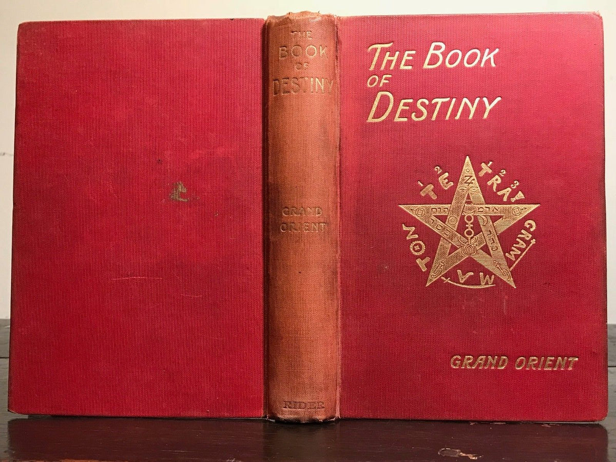 A.E. WAITE - THE BOOK OF DESTINY - 1st/1st 1912 - MAGIC DIVINATION GRI ...