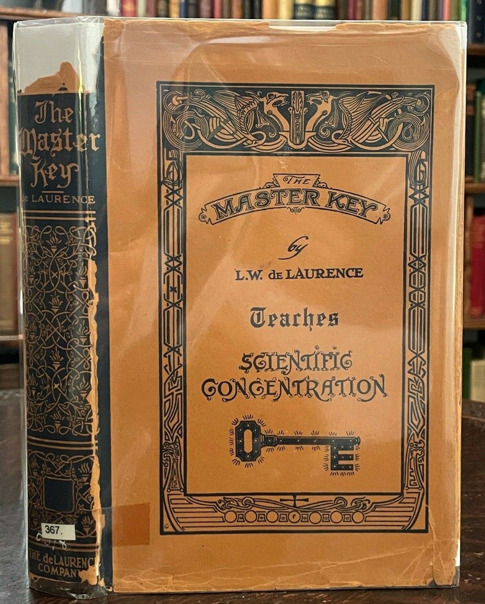 THE MASTER KEY - De Laurence, 1941 SPIRITUAL METAPHYSICAL PERSONAL DEV ...