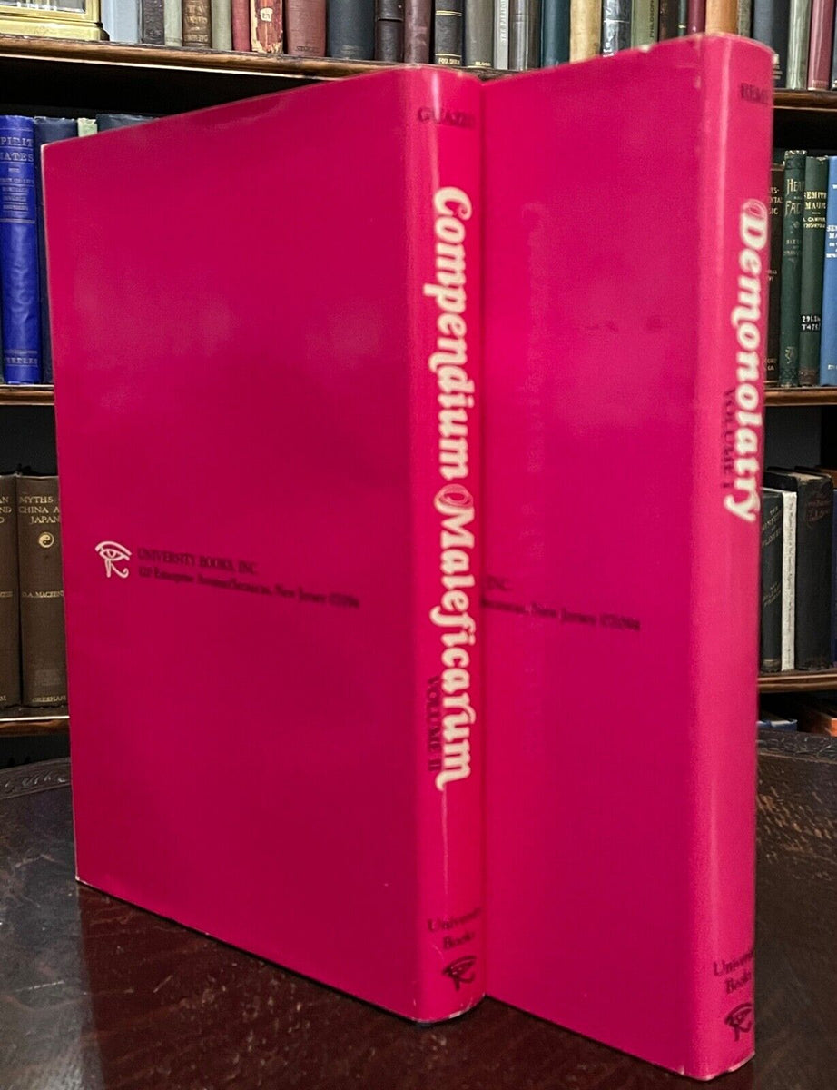 DEMONOLATRY AND COMPENDIUM MALEFICARUM - Remy, Guazzo 1974 WITCHCRAFT ...
