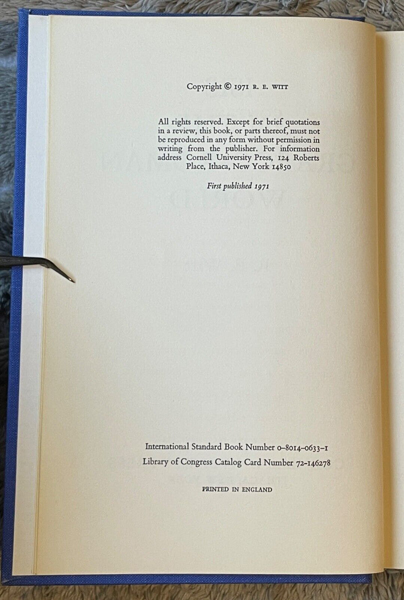 ISIS IN THE GRAECO-ROMAN WORLD - Witt, 1st 1971 CULT OF ISIS GODDESS A ...