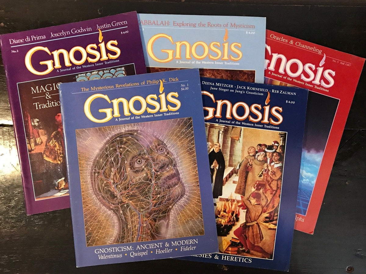 GNOSIS MAGAZINE ISSUES 1-5, 10-13, RELIGIOUS SPIRITUAL ESOTERIC OCCULT ...