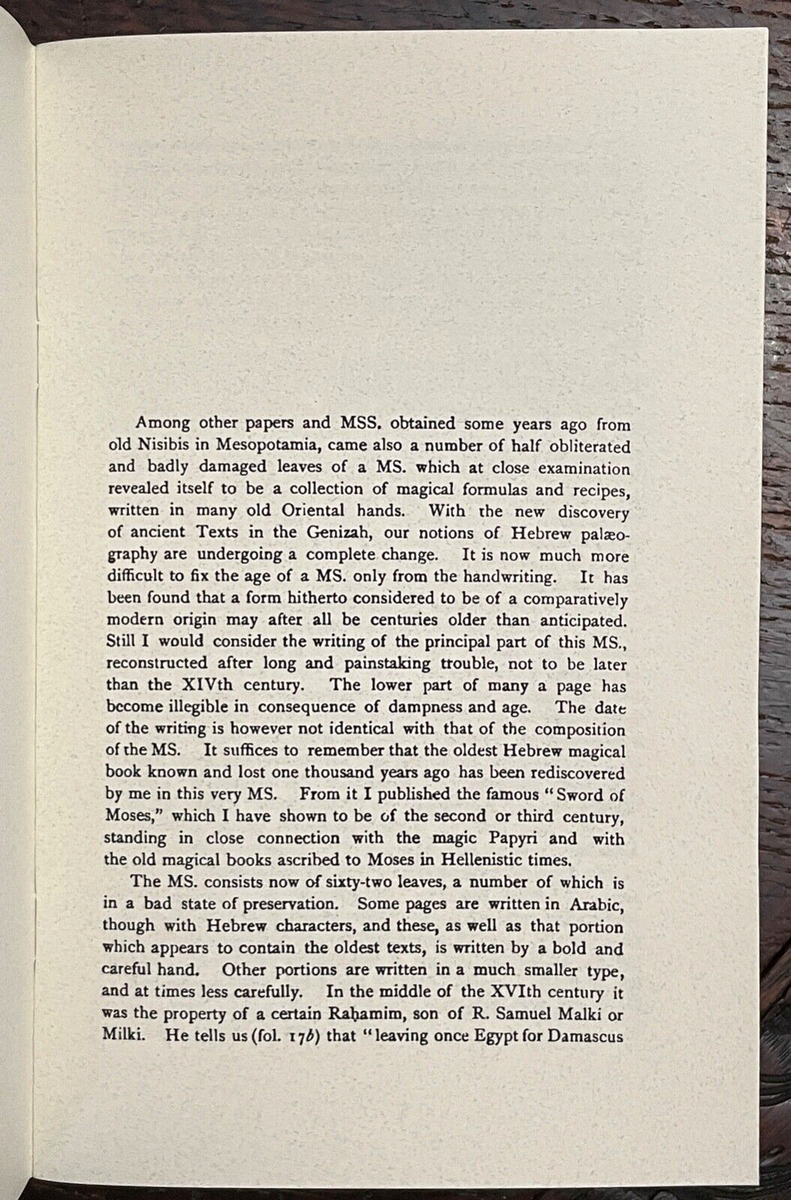 WISDOM OF THE CHALDEANS - Gaster, 2008 - ANCIENT HEBREW OCCULT MAGICK ...
