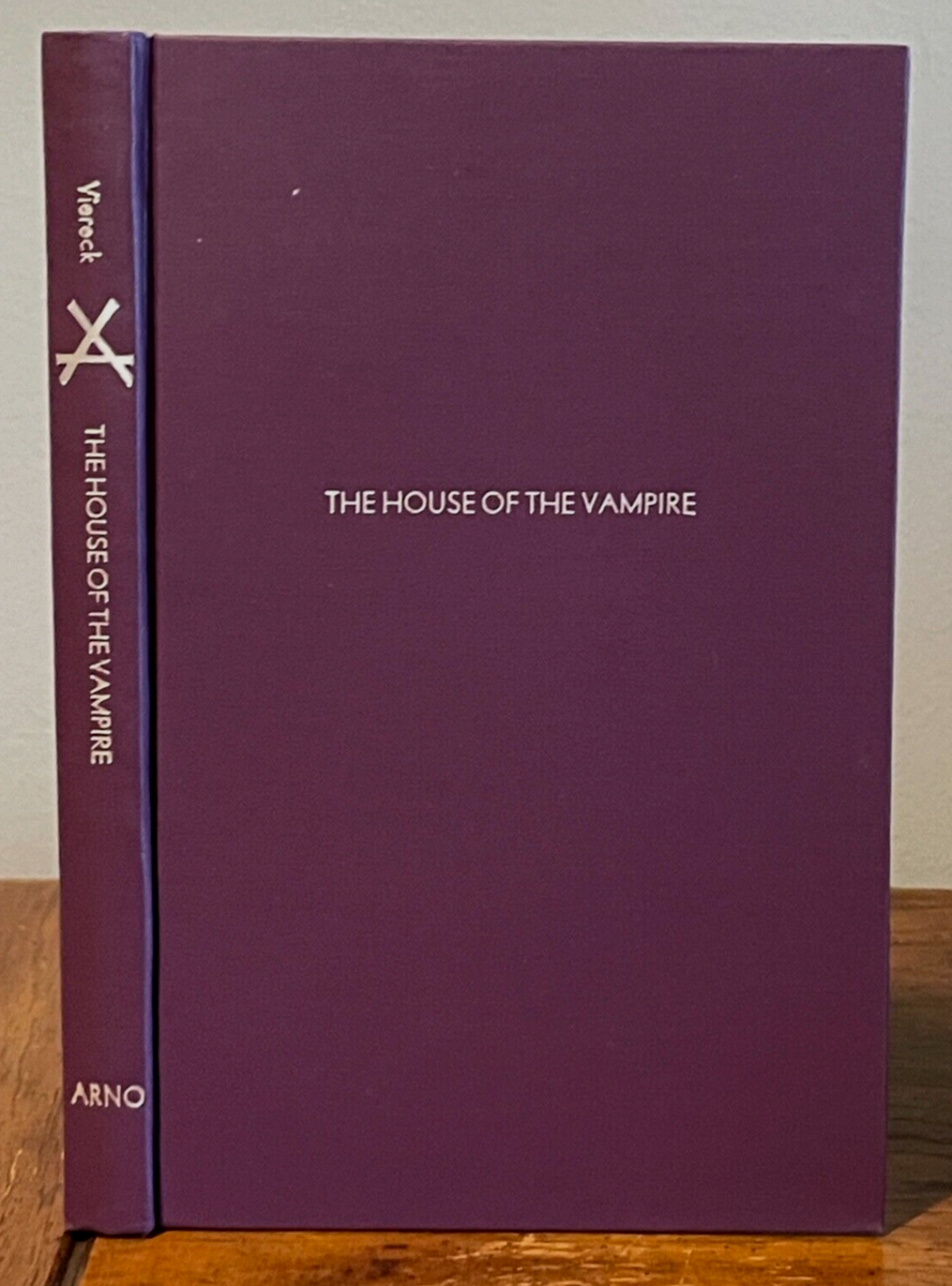 HOUSE OF THE VAMPIRE - Arno Press / Viereck, 1st 1976 - PSYCHIC BISEXU ...
