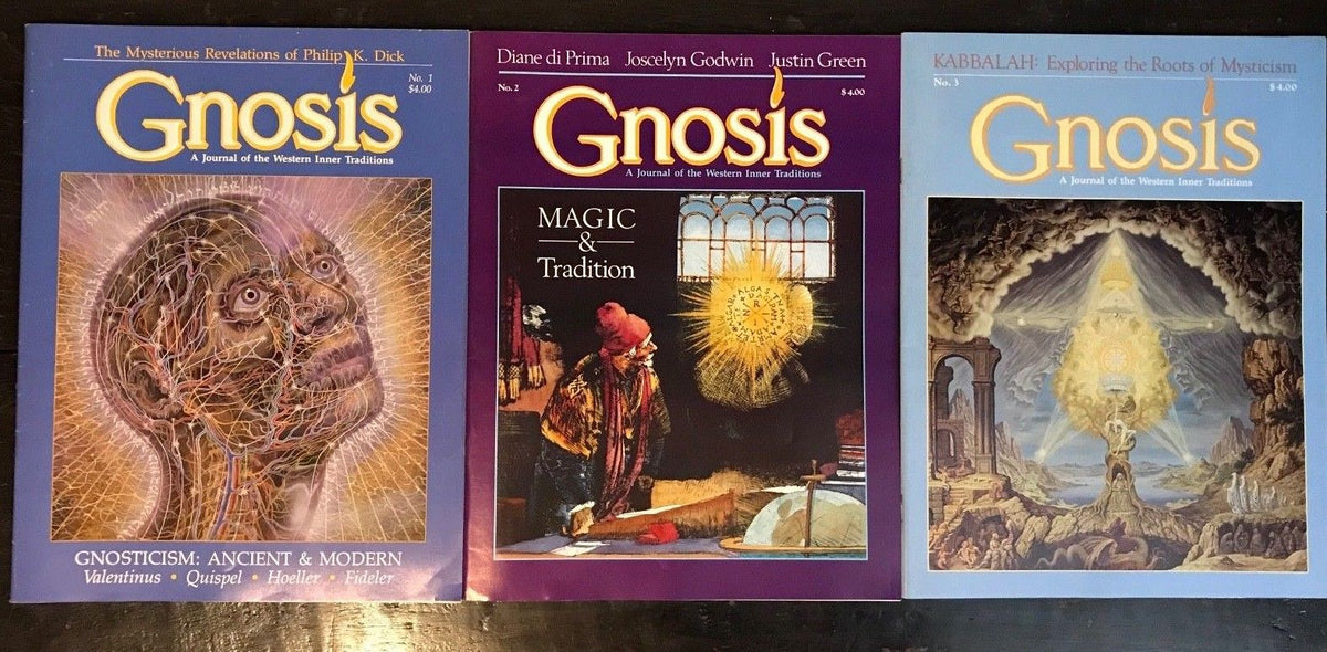 GNOSIS MAGAZINE ISSUES 1-9 — RELIGIOUS SPIRITUAL ESOTERIC OCCULT, 1985 ...