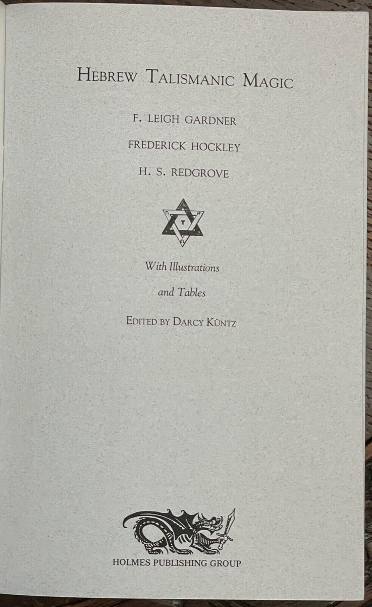 HEBREW TALISMANIC MAGIC - 2006 - ANCIENT JEWISH OCCULT MAGICK ANGELS G ...