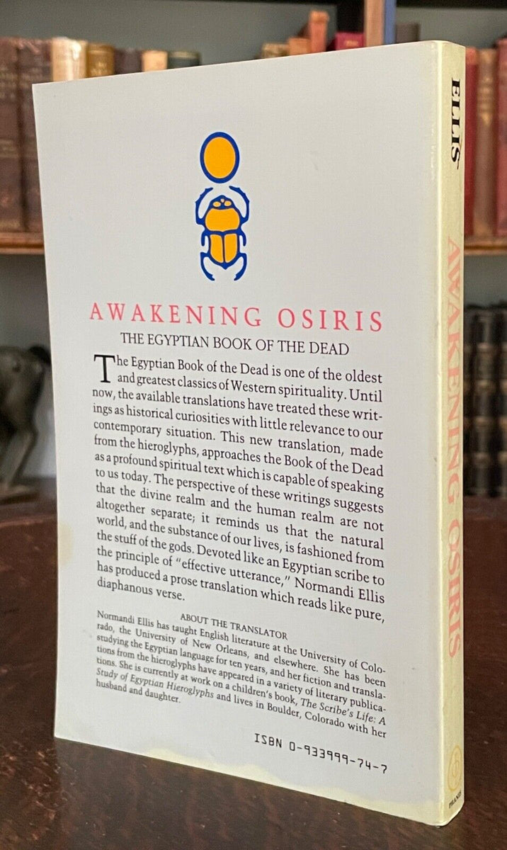 AWAKENING OSIRIS: EGYPTIAN BOOK OF THE DEAD - 1st 1988 - ANCIENT MAGIC ...