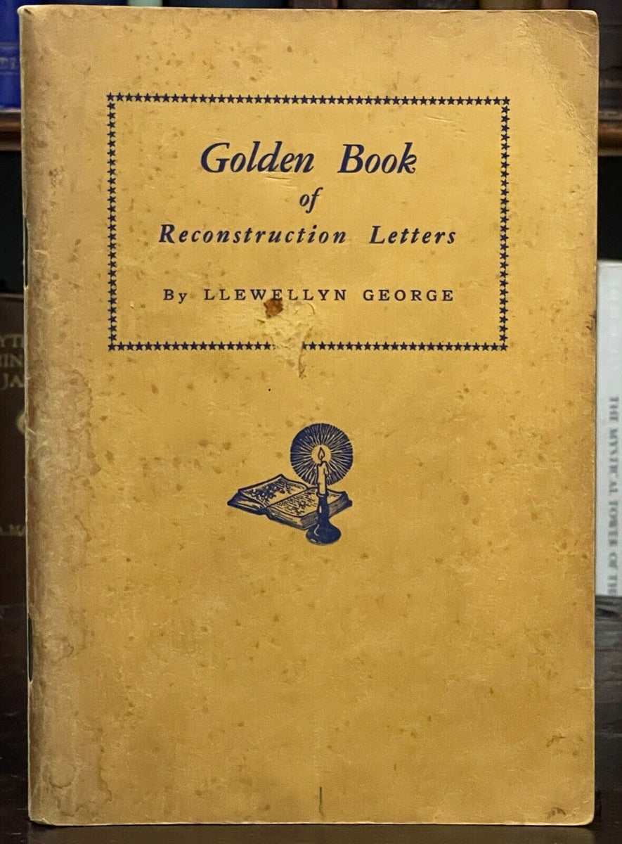GOLDEN BOOK OF RECONSTRUCTION LETTERS - Llewellyn George, 1st 1941 - A ...