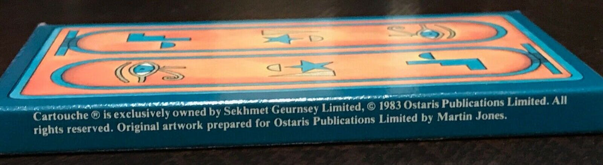 1983 CARTOUCHE TAROT CARDS DECK - WITH 1st Ed BOOK - EGYPTIAN MAGICK D ...