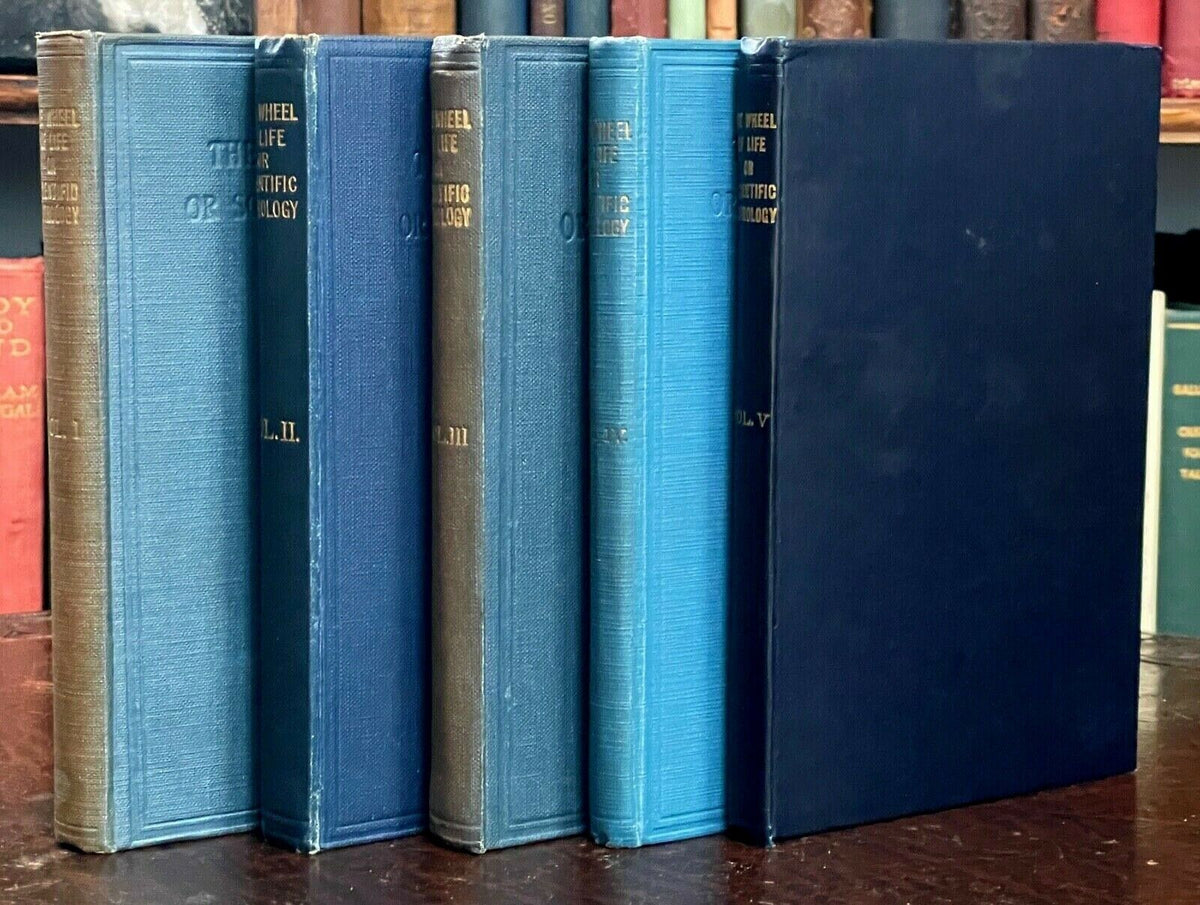 WHEEL OF LIFE OR SCIENTIFIC ASTROLOGY - 1st 1929, COMPLETE 5 Vols - DI ...