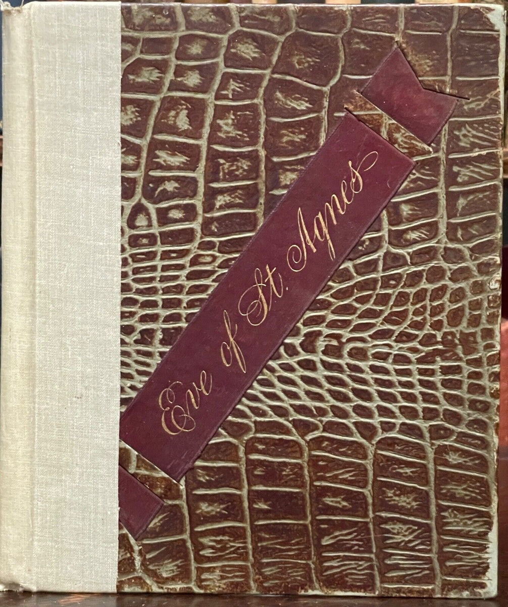 EVE OF ST. AGNES - Keats, 1st 1885 - ILLUSTRATED by JOHN GARRETT - FIN ...