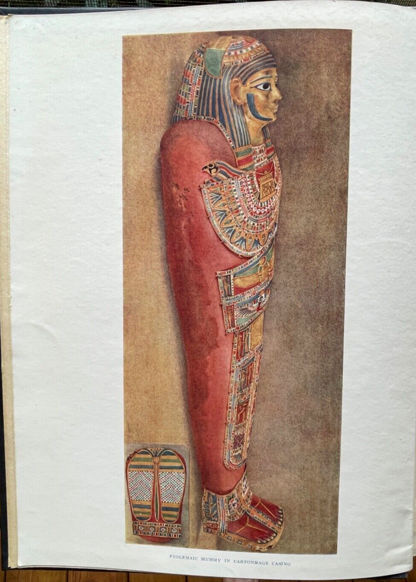 EGYPTIAN MUMMIES - 1st UK Ed, 1924 ANCIENT EGYPTOLOGY MUMMIFICATION DE ...